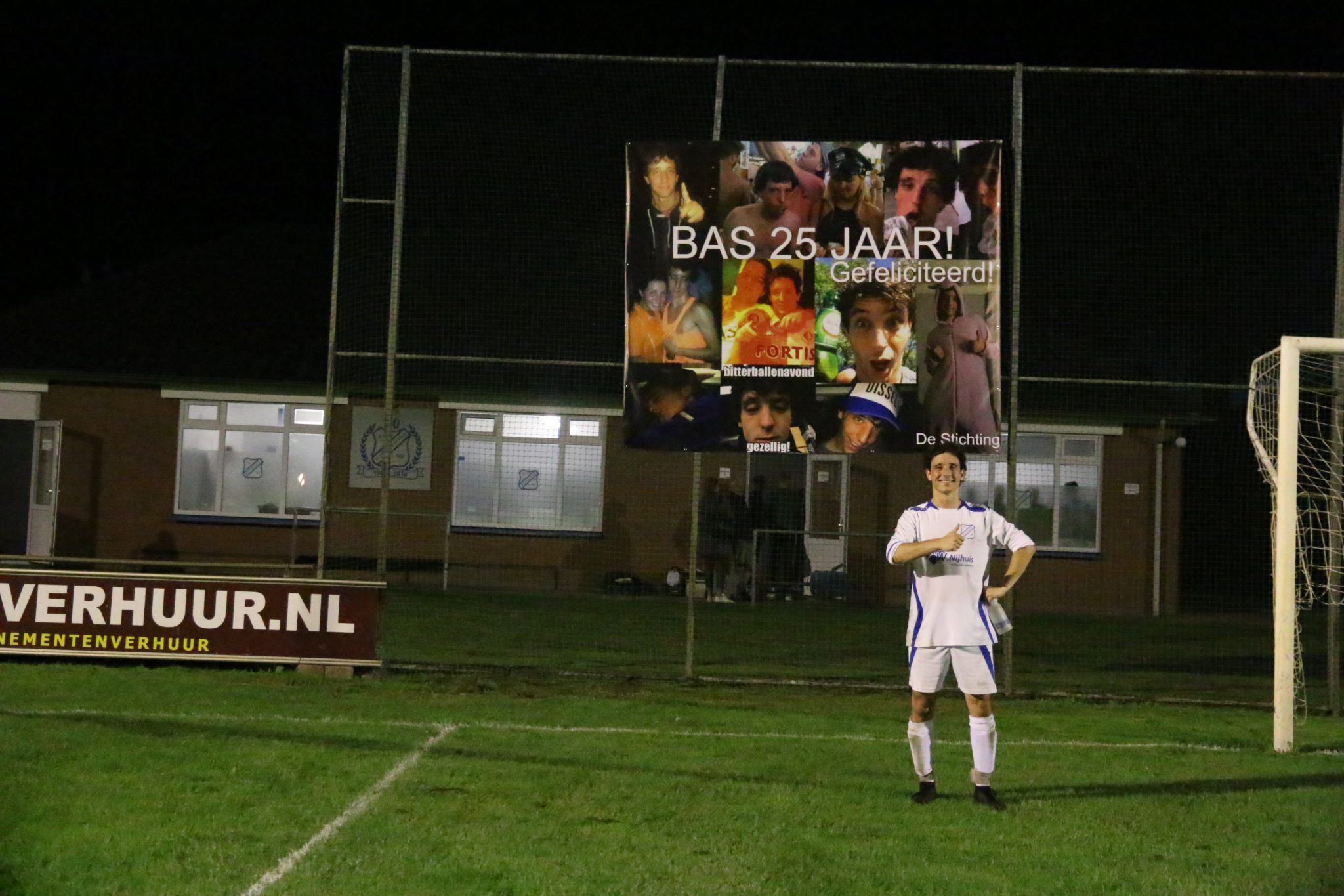 Sportclub Haarlo speler Bas Harmsen 25 jaar