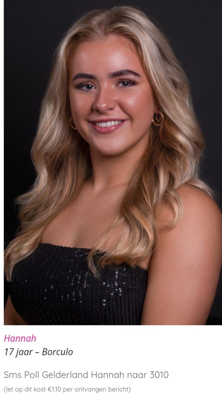 Borculose finaliste Miss Teen of Gelderland wil taboes doorbreken