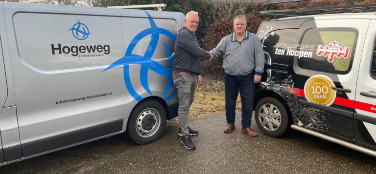 Overname Installatiebedrijf Ten Hoopen Neede door Hogeweg installateurs