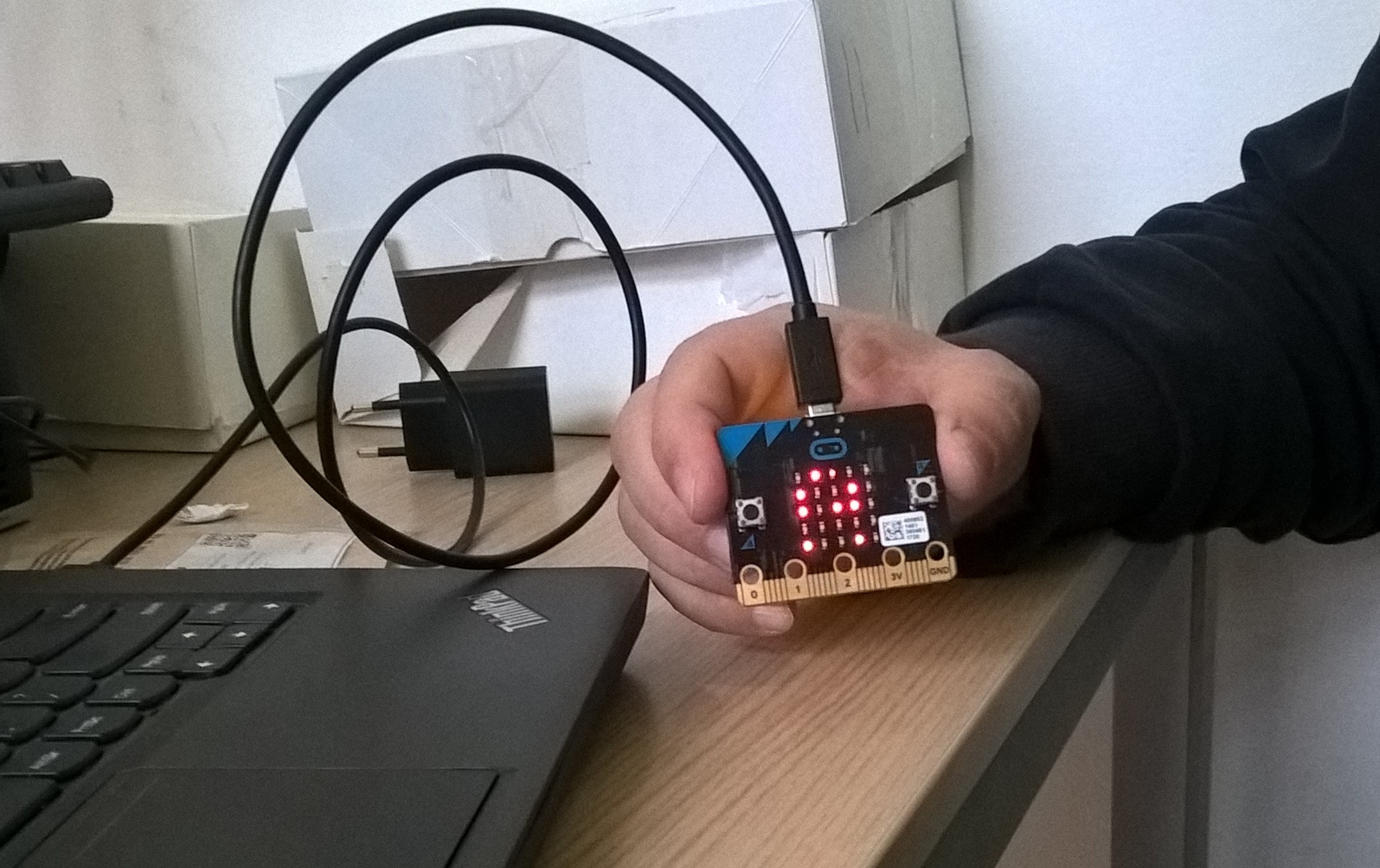 Geheimtaal met de micro:bit in BIEBlab