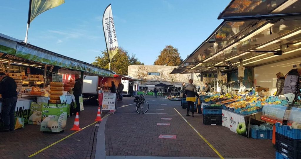 Plekje vrij op de markt in Neede