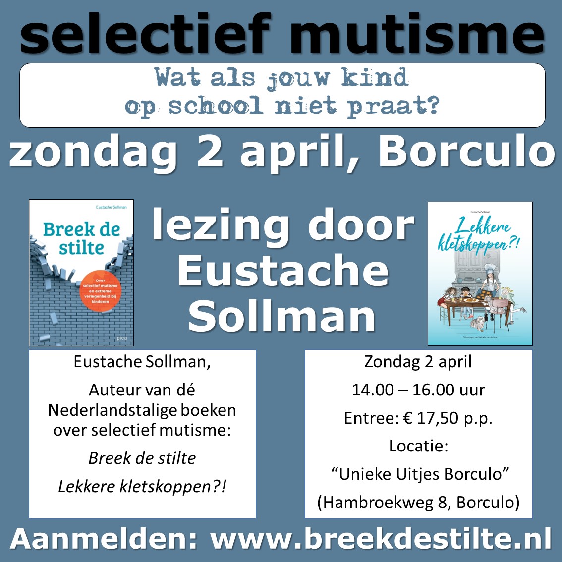 Wat als jouw kind op school niet praat? Lezing selectief mutisme