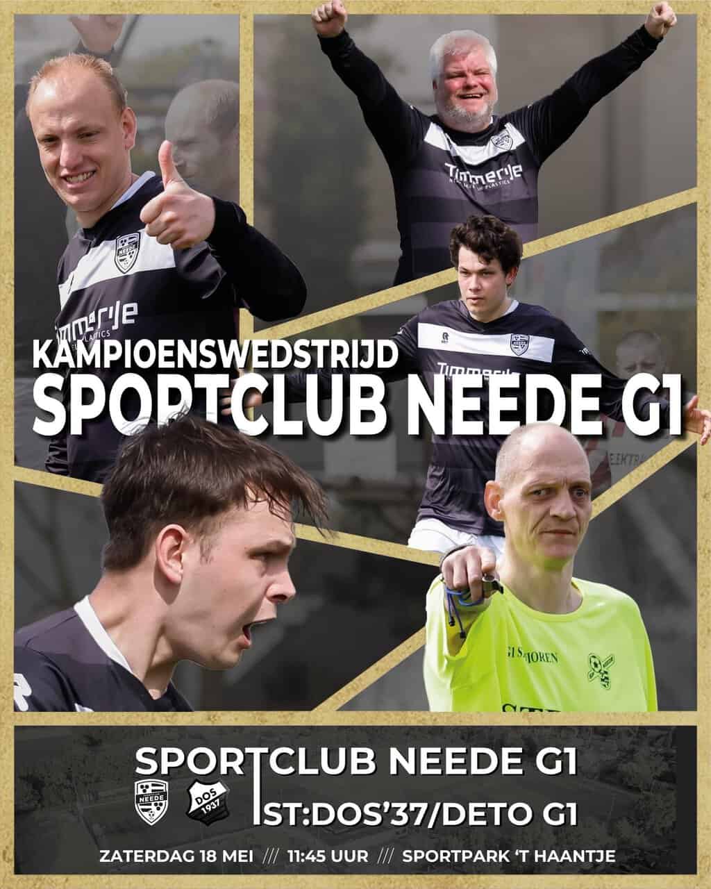 Kampioenswedstrijd Sportclub Neede G1
