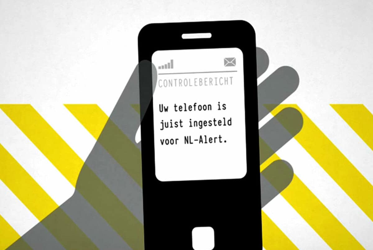 Maandag NL-Alert testbericht om 12.00 uur