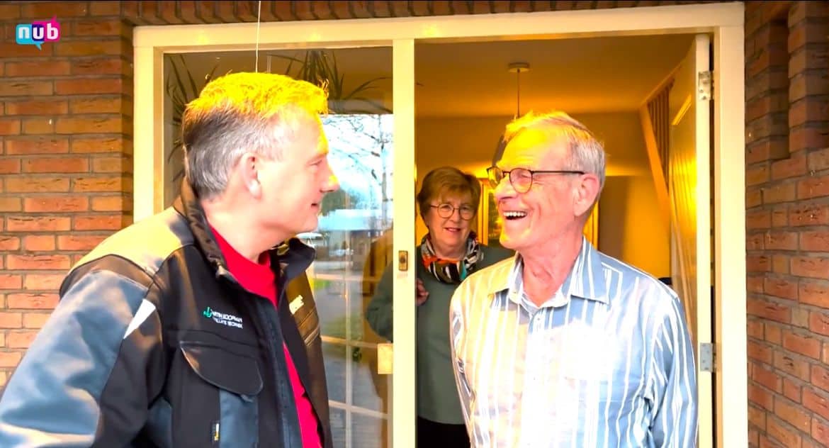 Martin Koopman geeft een CV-ketel weg