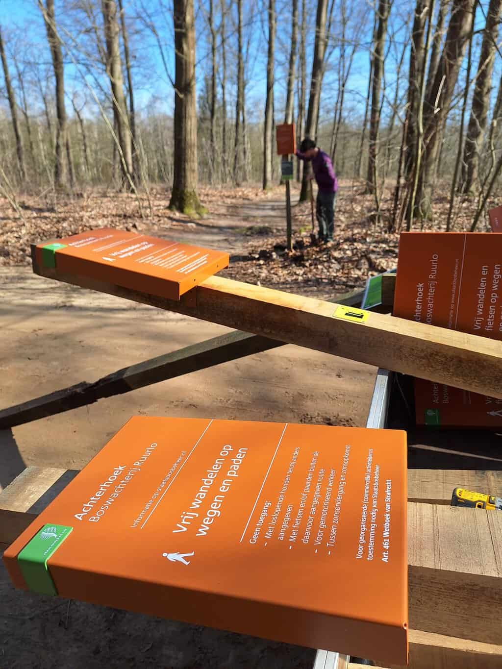 Boswachterij Ruurlo krijgt nieuwe borden: Verandering voor ruiters ...