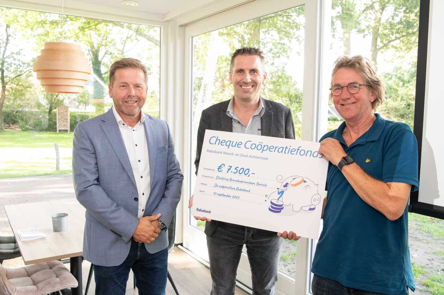 Rabobank ondersteunt Brandweermuseum Borculo met € 7.500,-